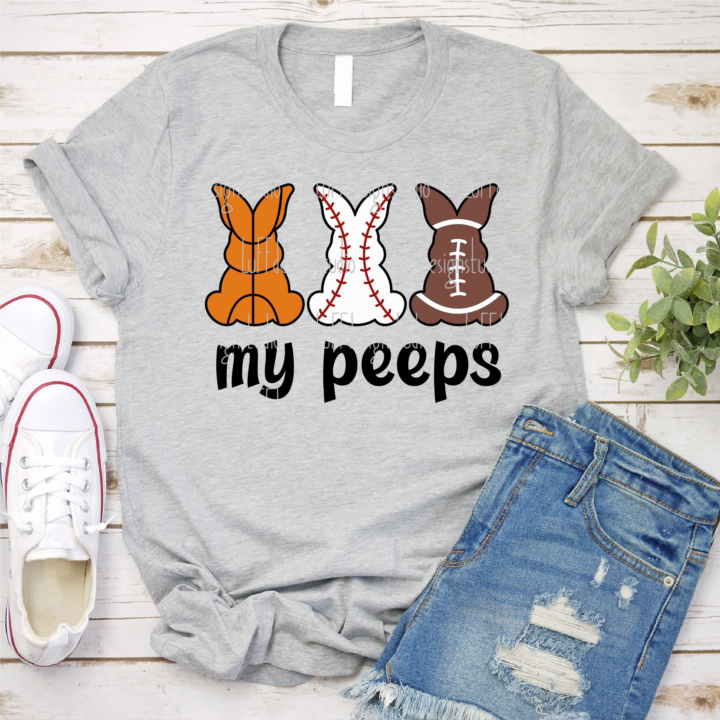 My Peeps SVG, Baseball SVG, Football SVG, Easter Svg, Bunny Svg, Spring ...
