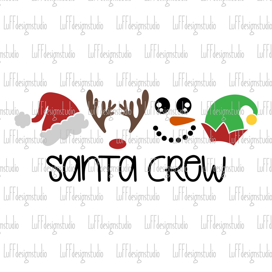 Family Christmas Squad SVG Santa Crew SVG Christmas Crew - Etsy