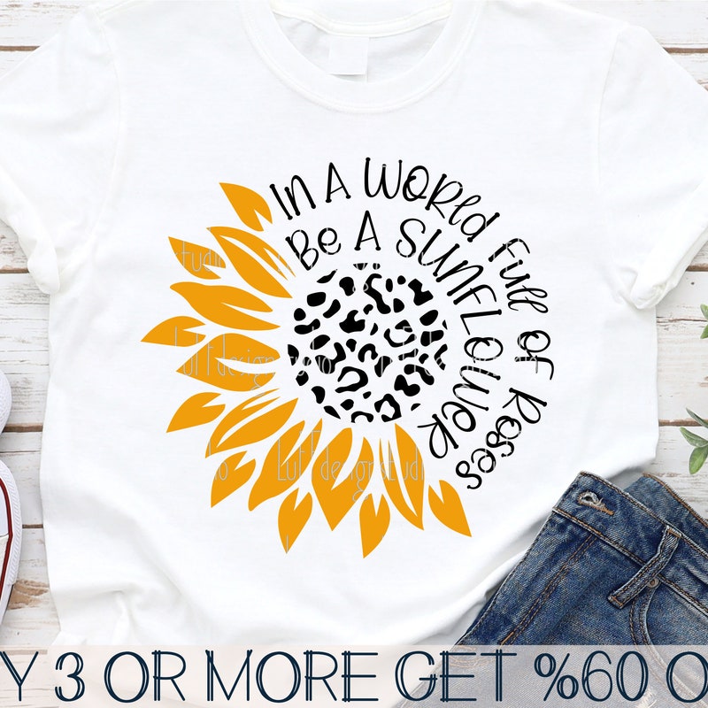 Sunflower Svg - Etsy