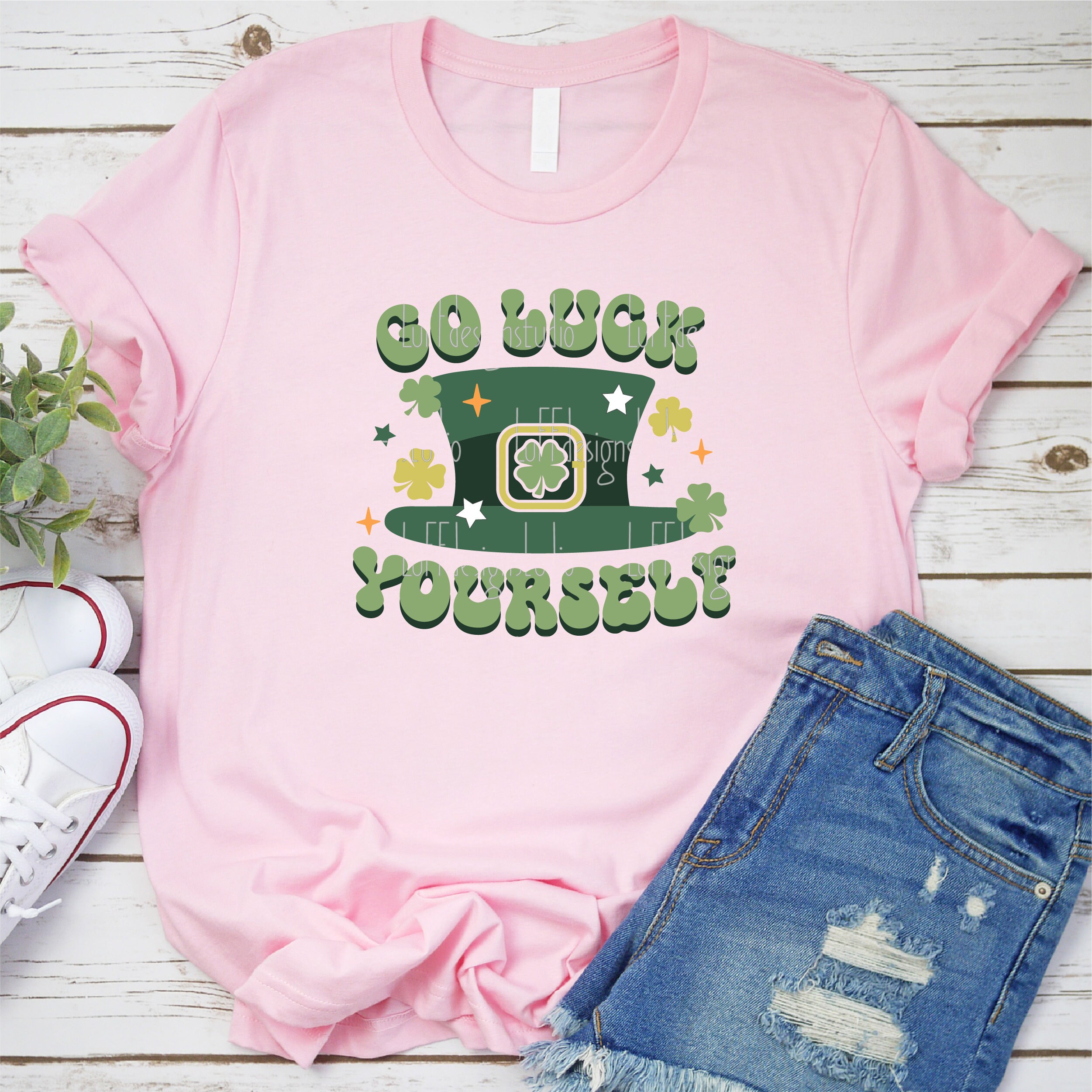 Go Luck Yourself SVG Funny St Patricks Day SVG Leprechaun - Etsy