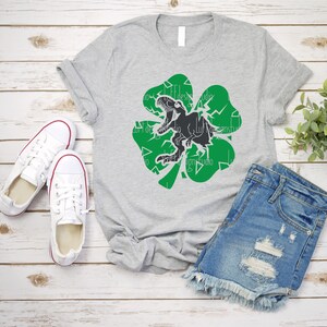 Dinosaur St Patricks Day SVG, Boys St Patricks SVG, Shamrock SVG, Kids ...