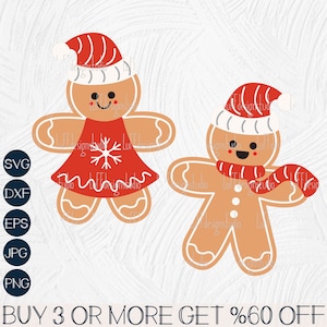 Gingerbread SVG, Christmas Cookie SVG, Boys Girls Christmas Svg, Baby ...