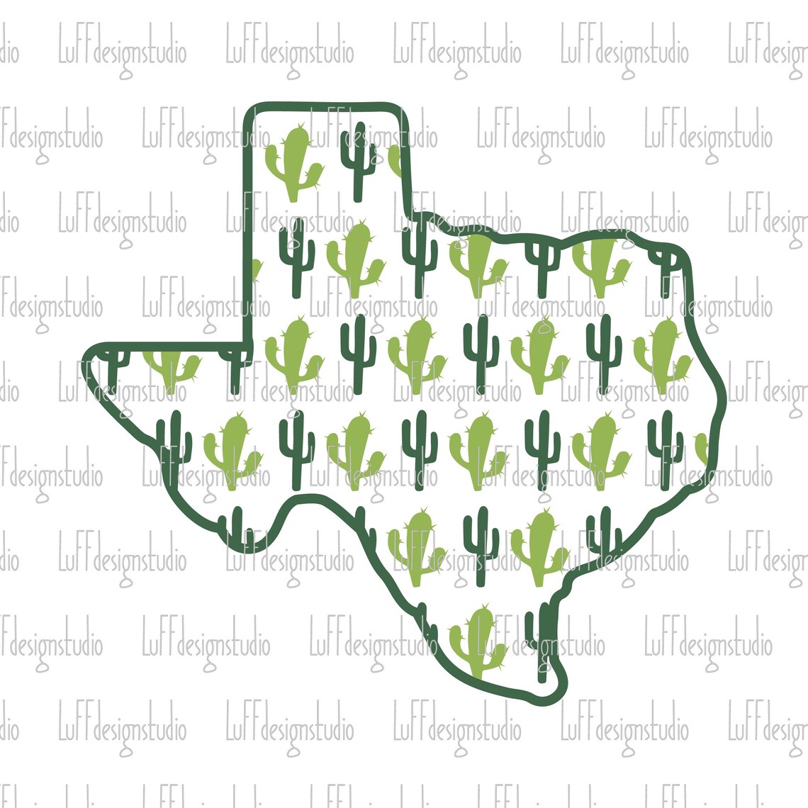Texas Map With Cactus SVG Texas SVG Cactus Cacti Clipart - Etsy Canada