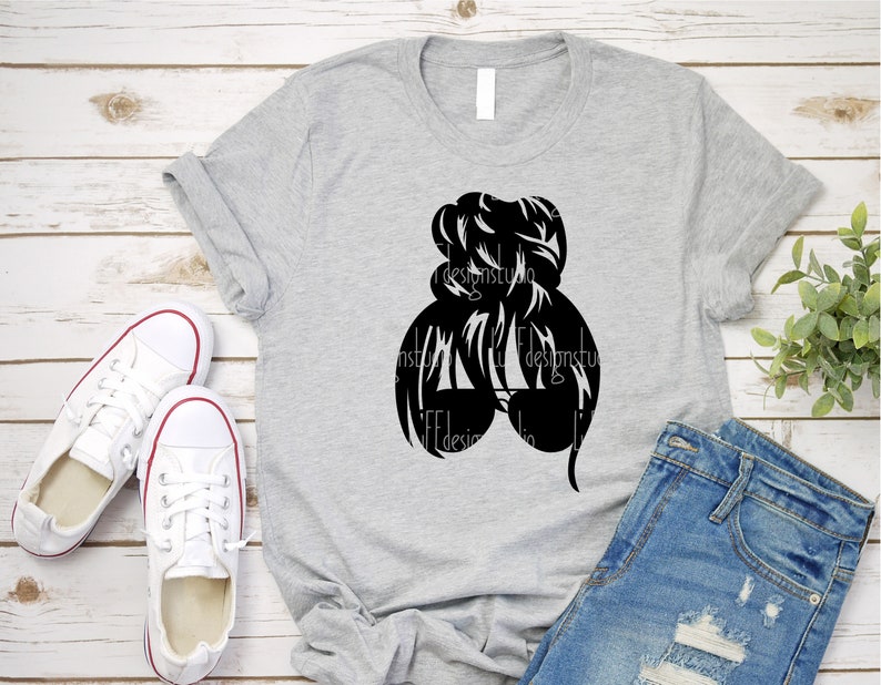 Messy Bun Svg Bundle Mom Life Svg Messy Hair Bun Svg Hair Etsy