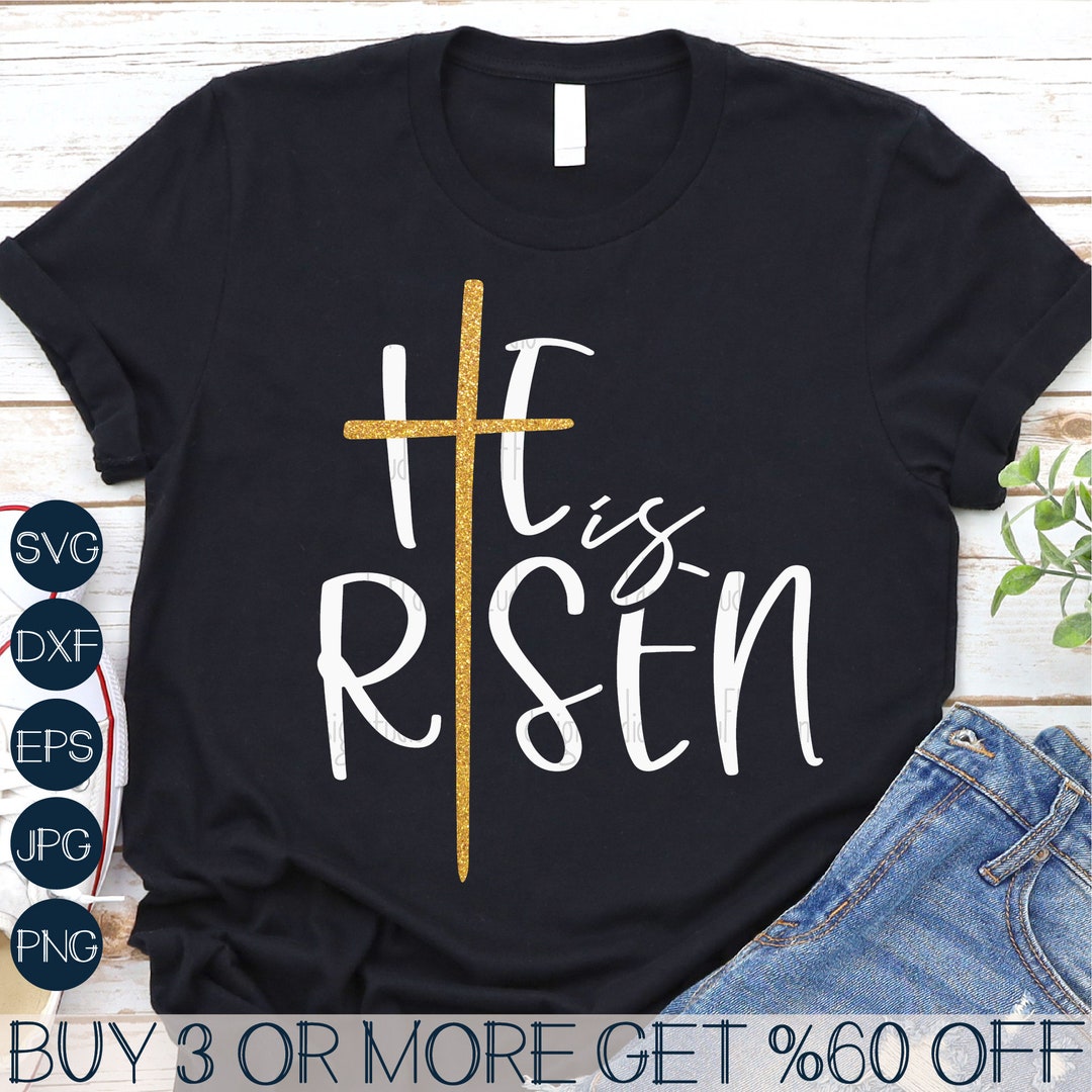 Jesus SVG, He is Risen SVG, Christian Easter SVG, God Svg, Scripture ...