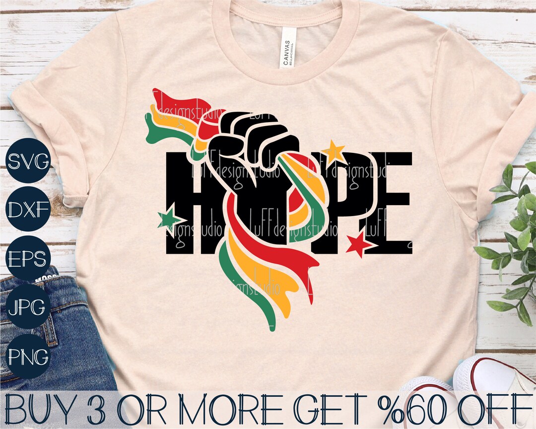 Mlk Svg, Fist SVG, Black History Svg, Hope Svg, BLM Svg, African Flag ...
