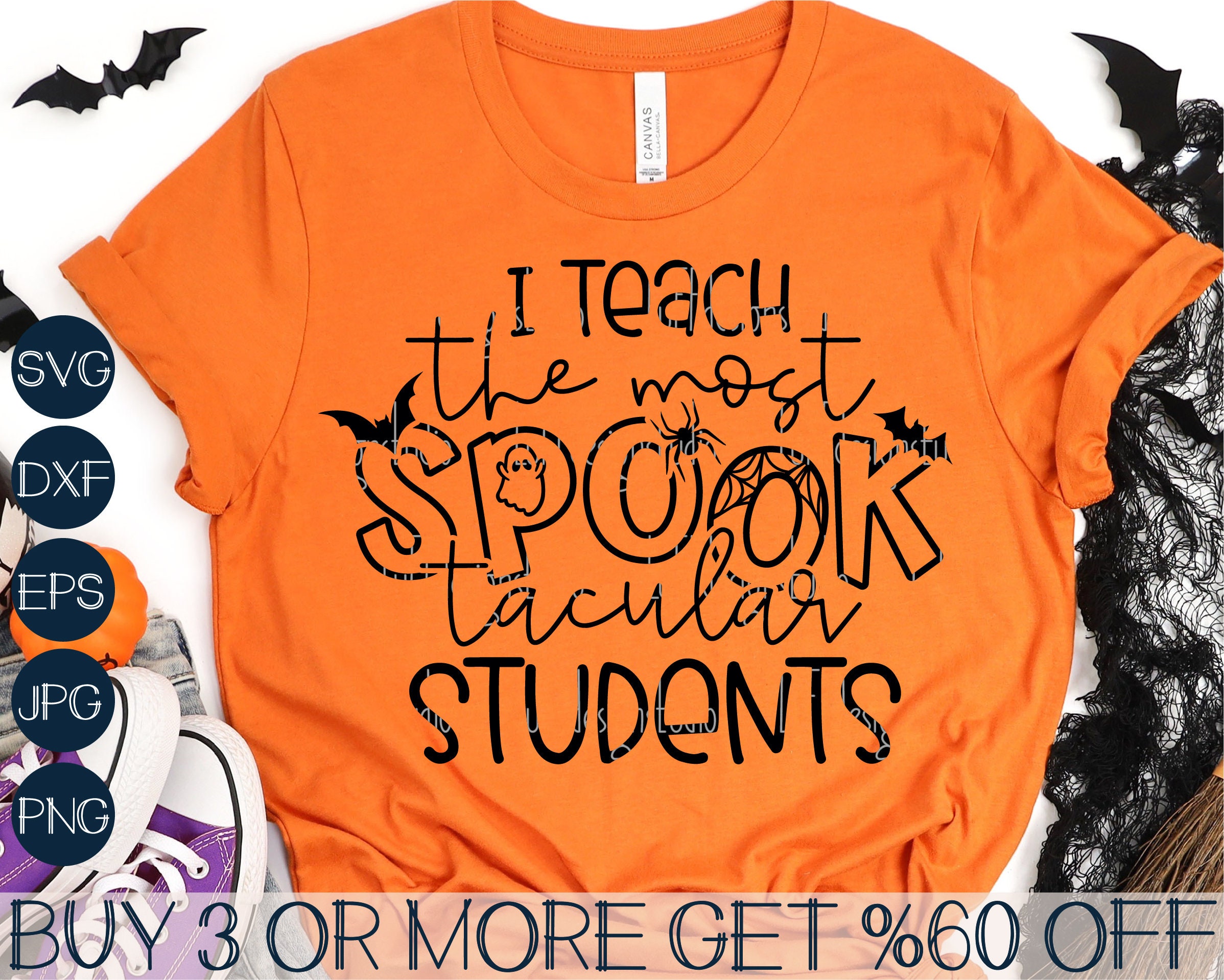 Funny Halloween Teacher SVG, the Most Spooktacular Students SVG, Trick ...