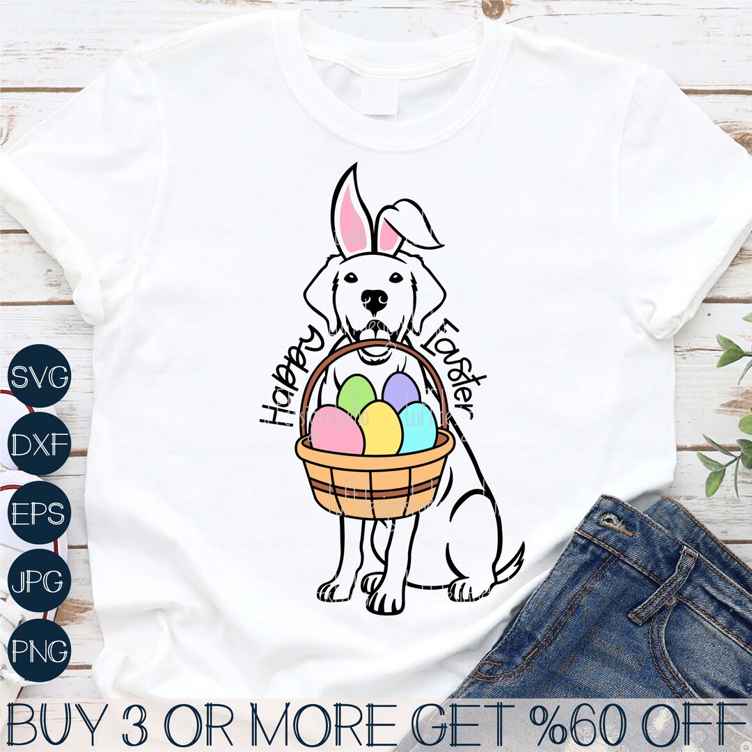 Easter Dog SVG, Dog Lover SVG, Easter Bunny SVG, Kids Easter Png, Eggs ...