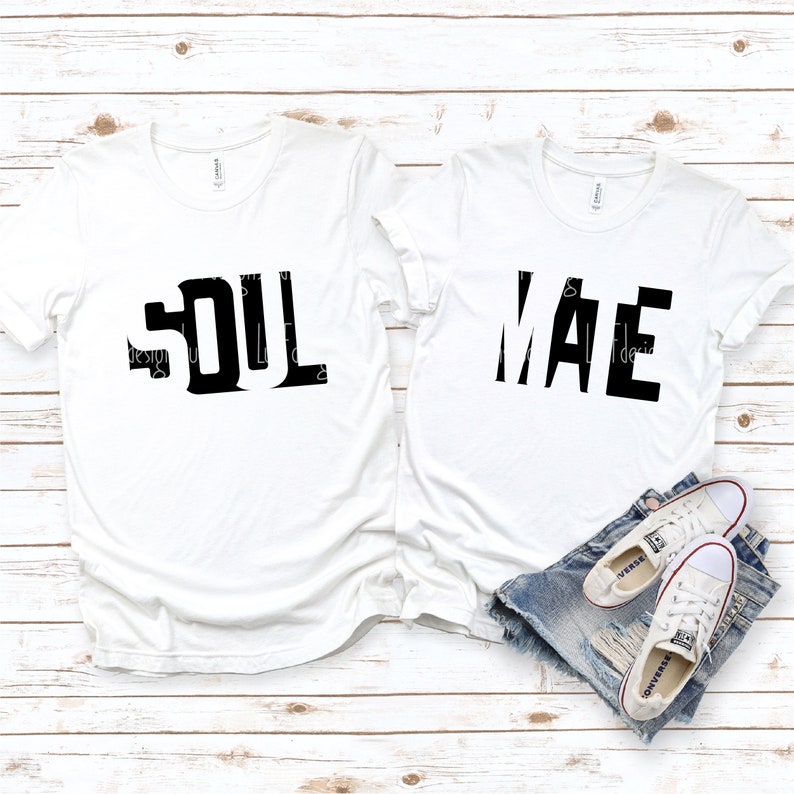 Soul Mate SVG Couples SVG Valentine Matching Shirt SVG Mr - Etsy