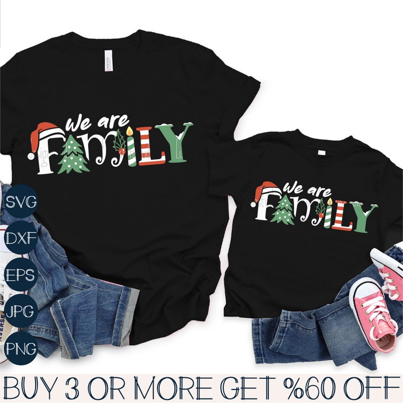 Family Christmas Svg - Etsy