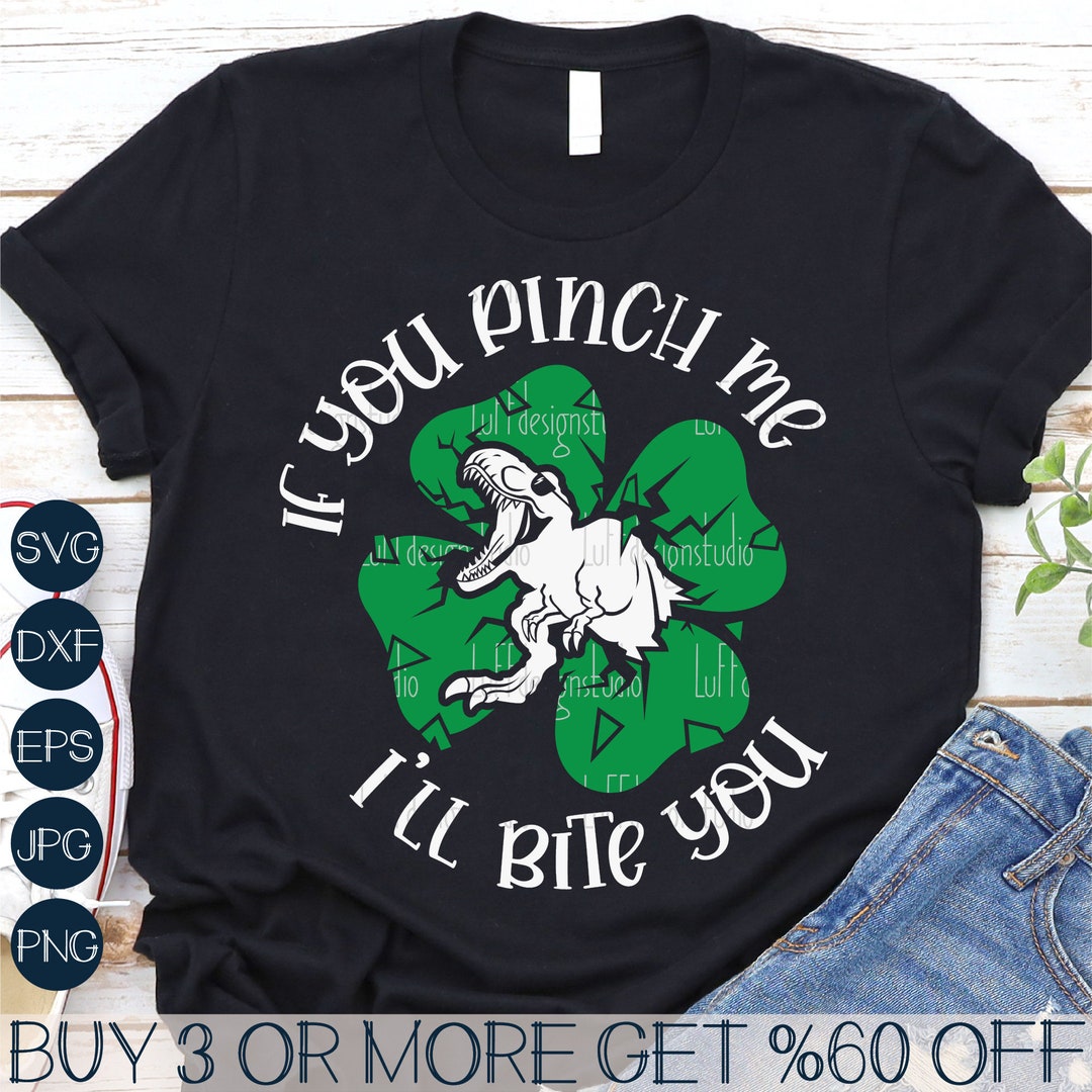 Dinosaur St Patricks Day SVG, Boys St Patricks SVG, Shamrock SVG, Kids ...