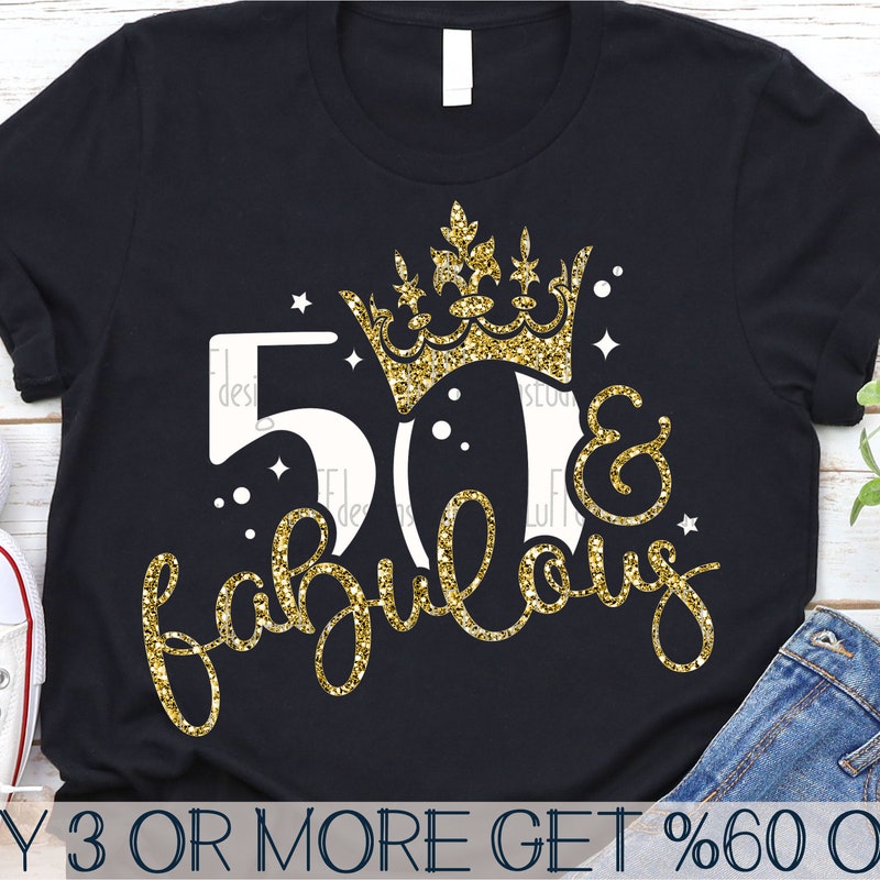 50th Birthday Crown - Etsy