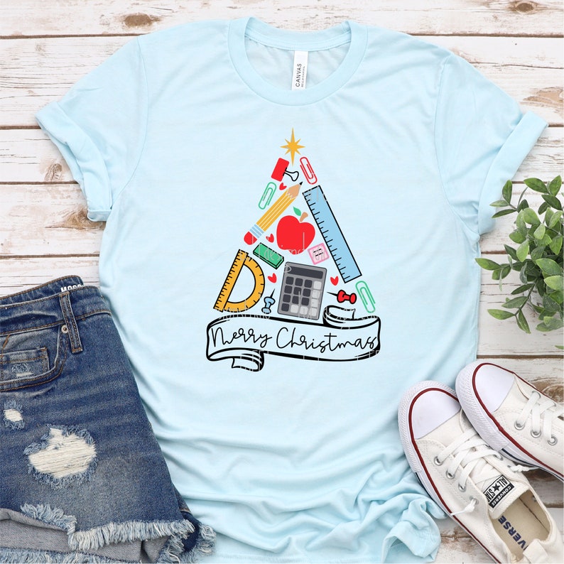 Christmas Teacher SVG Teacher Life SVG Funny Teacher Shirt - Etsy