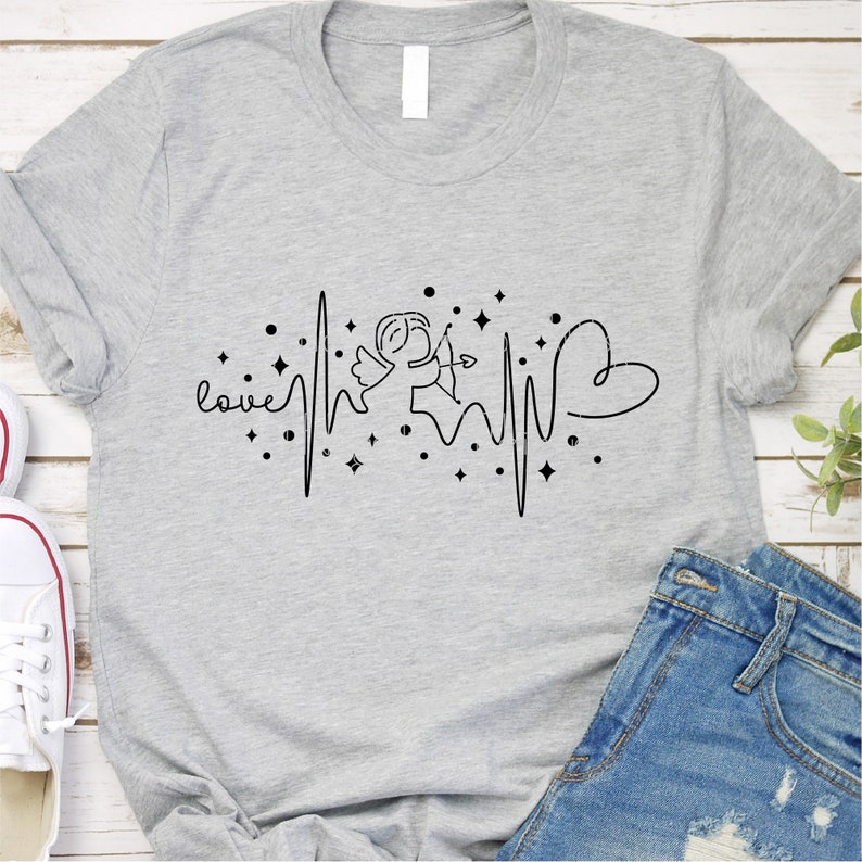 Valentine Heartbeat SVG, Love SVG, Heart SVG, Funny Valentines Day Svg ...