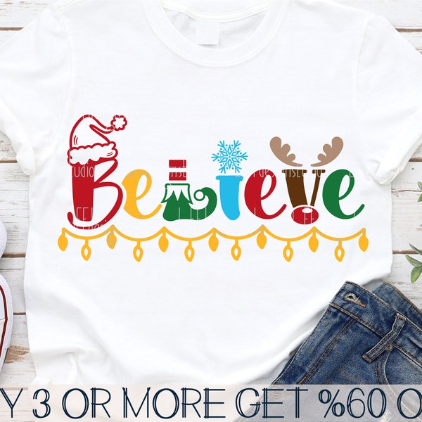 Believe in the Magic of Christmas Svg - Etsy