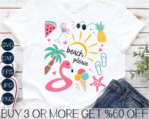 Summer Shirt SVG Beach Svg Summer Vibes SVG Tropical Svg - Etsy