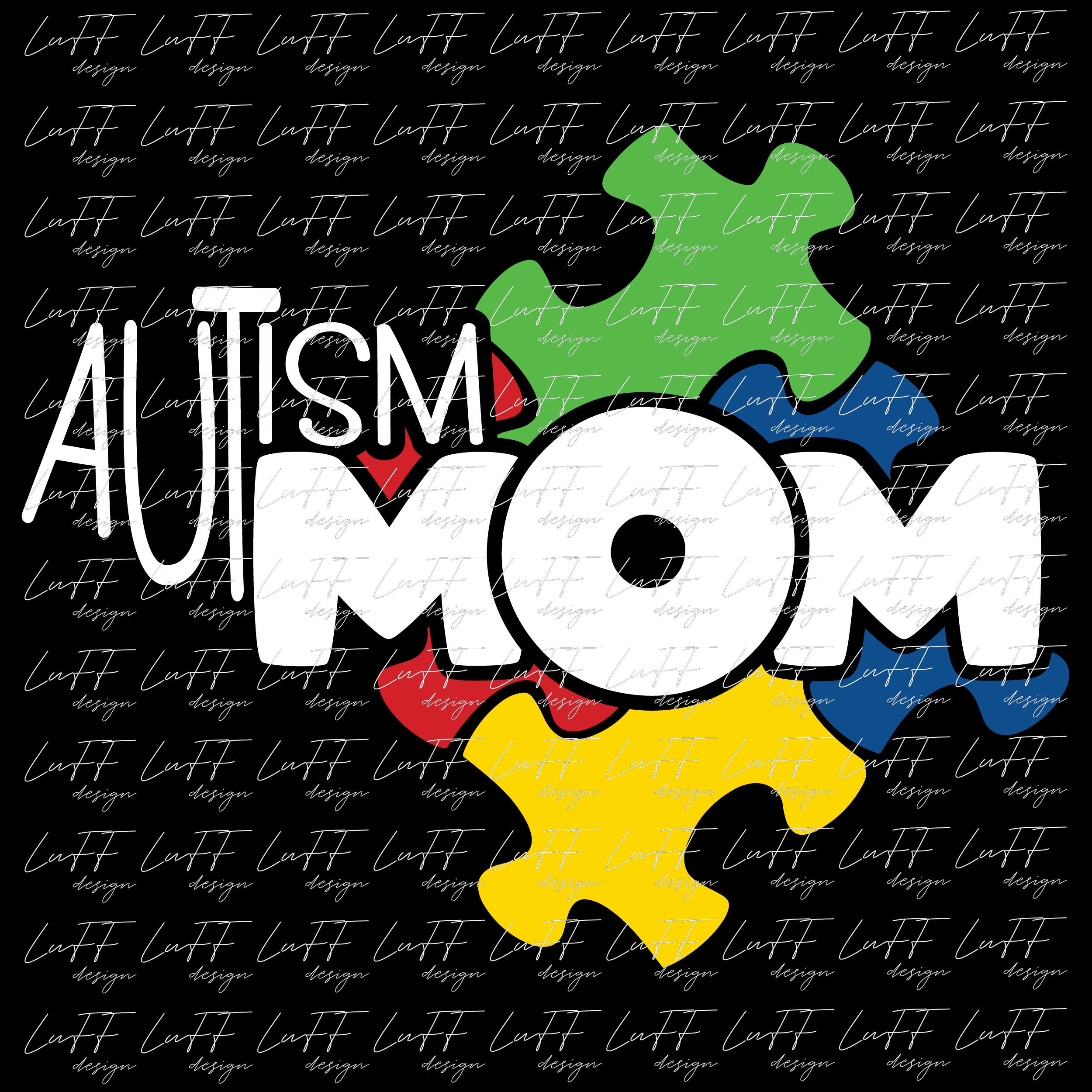 Autism Mom SVG Autism SVG Autism Awareness SVG Puzzle | Etsy