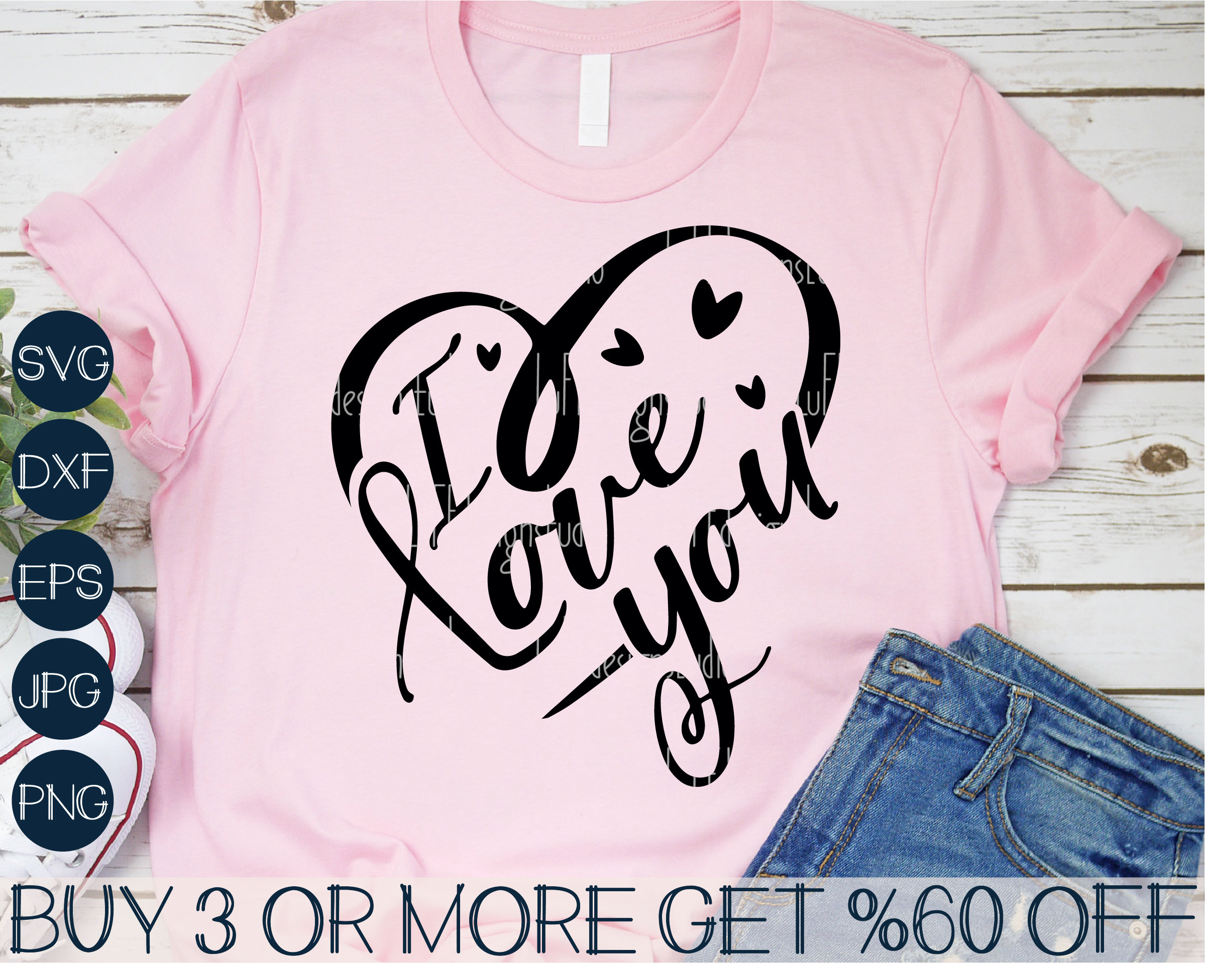 I Love You Heart SVG Valentines Day SVG Valentine Saying - Etsy