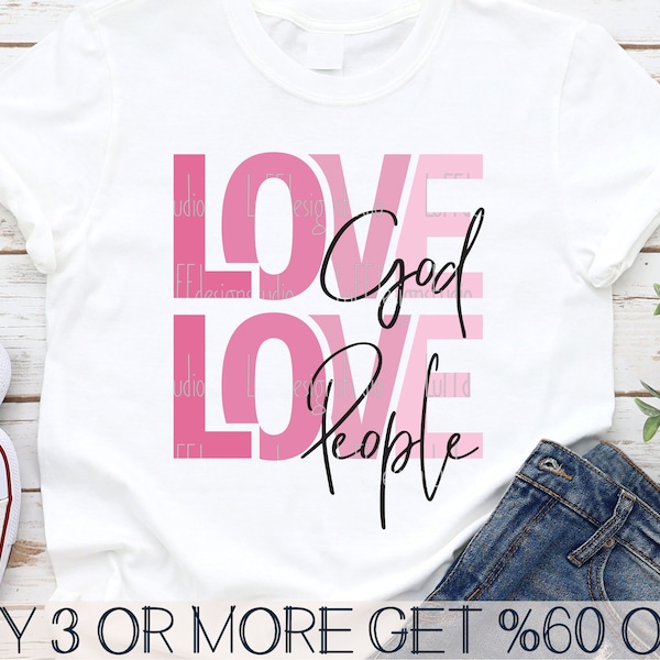 Love God Love People Svg - Etsy