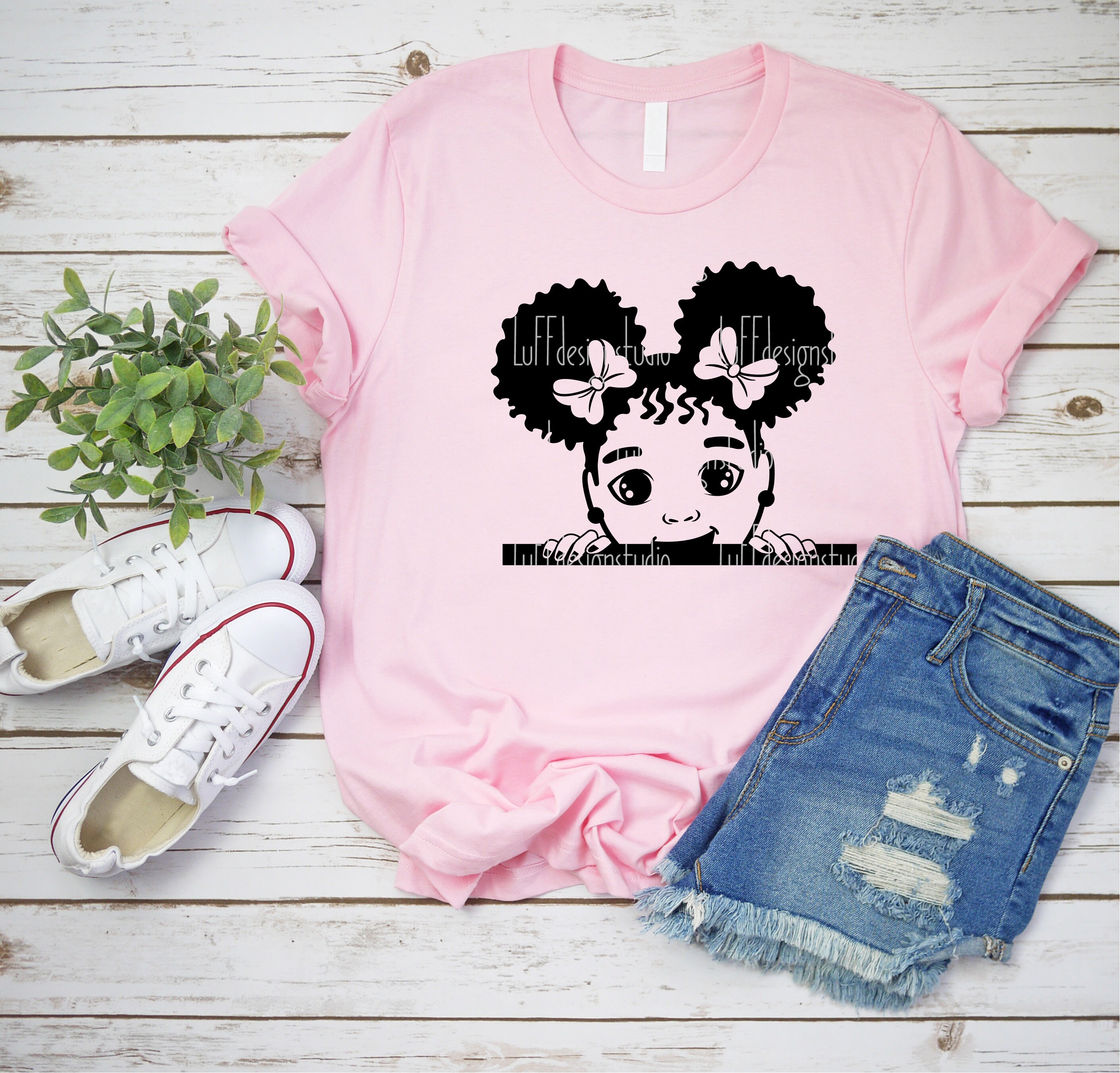Peek A Boo Girl SVG Peeking Afro Girl SVG Black Girl SVG - Etsy