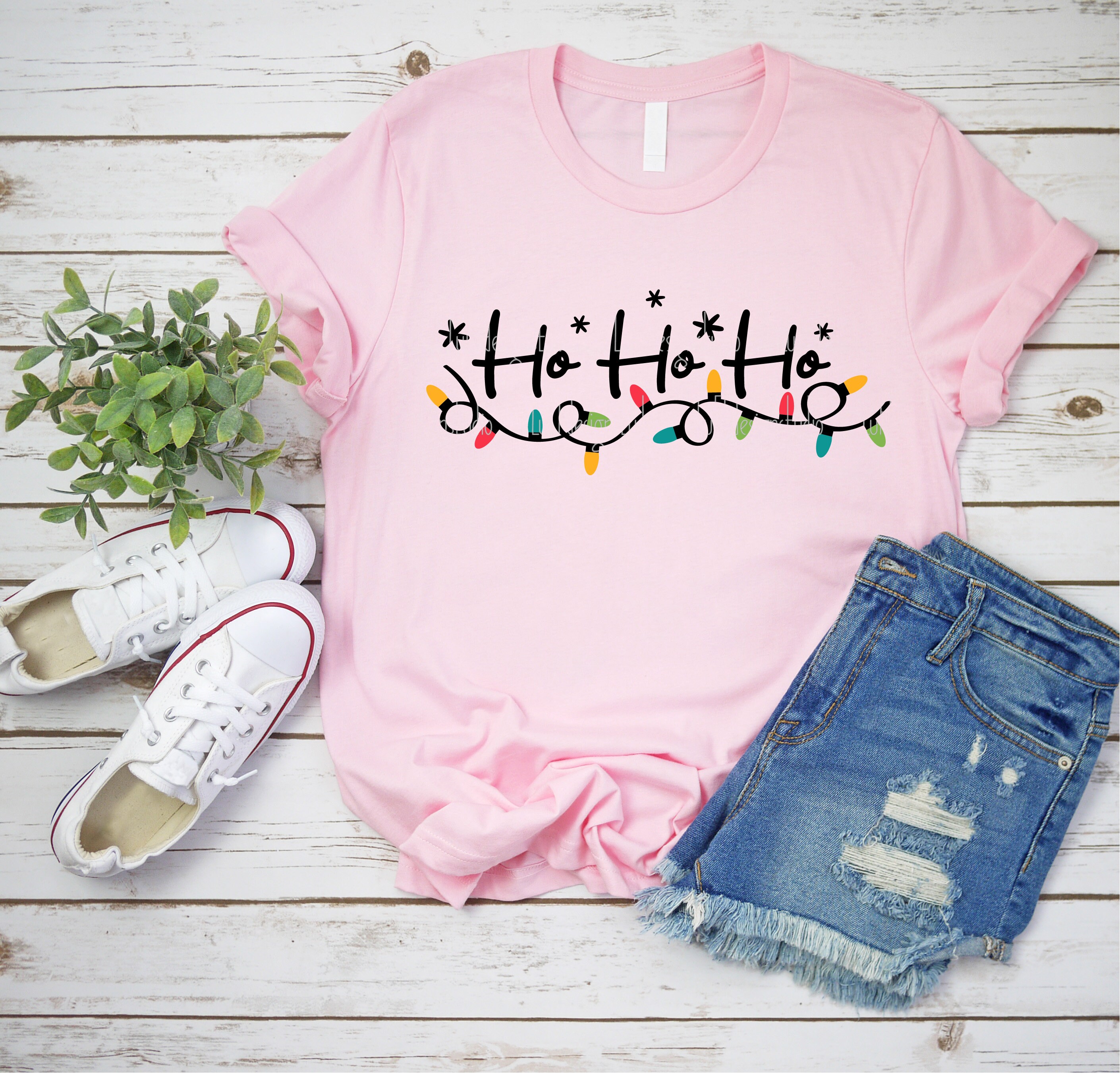 Christmas Lights SVG Ho Ho Ho SVG Christmas SVG Santa Claus - Etsy