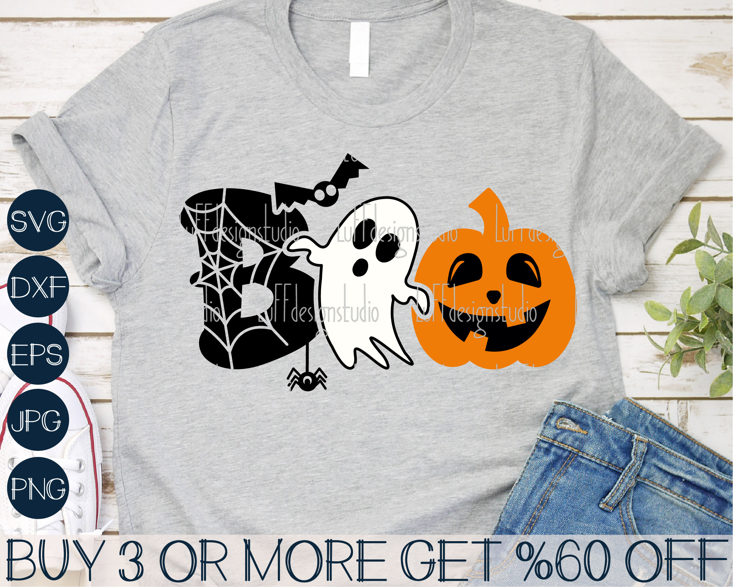 Boo SVG Halloween SVG Ghost SVG Spooky Svg Pumpkin Svg - Etsy