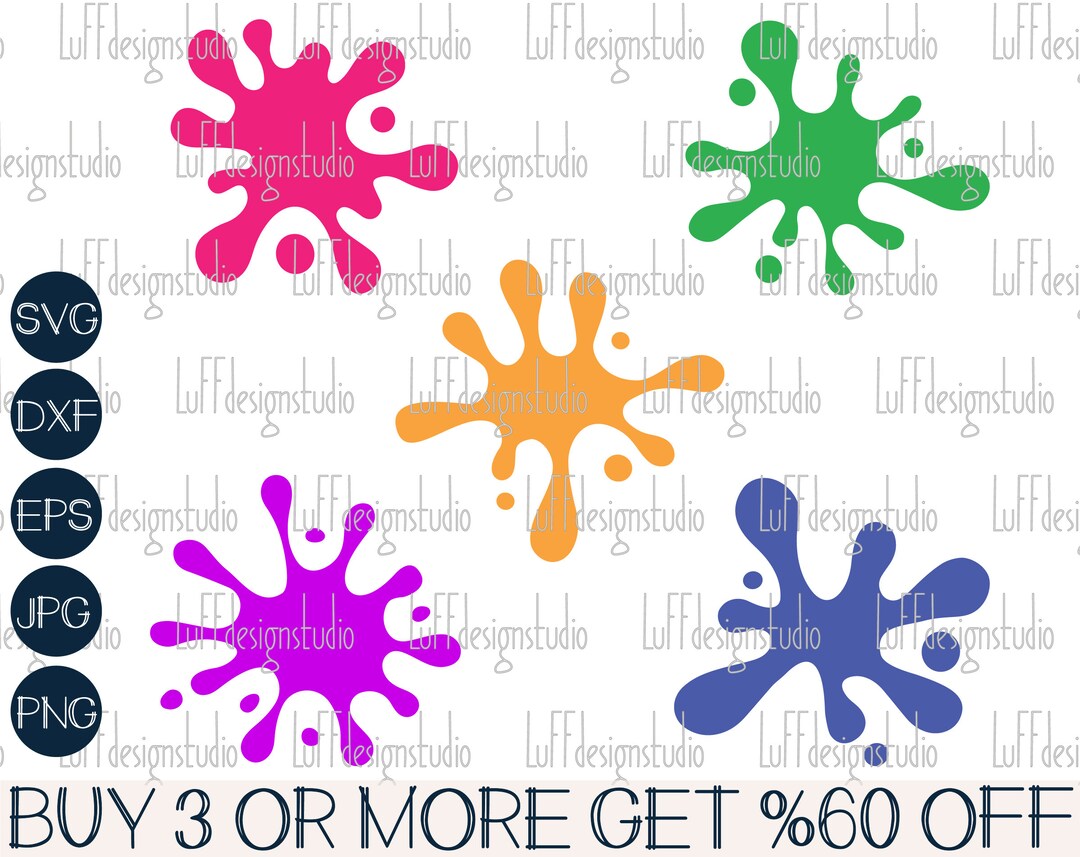 Paint SVG, Splatter SVG, Paint Splatters SVG, Paint Splat, Splash, Png ...