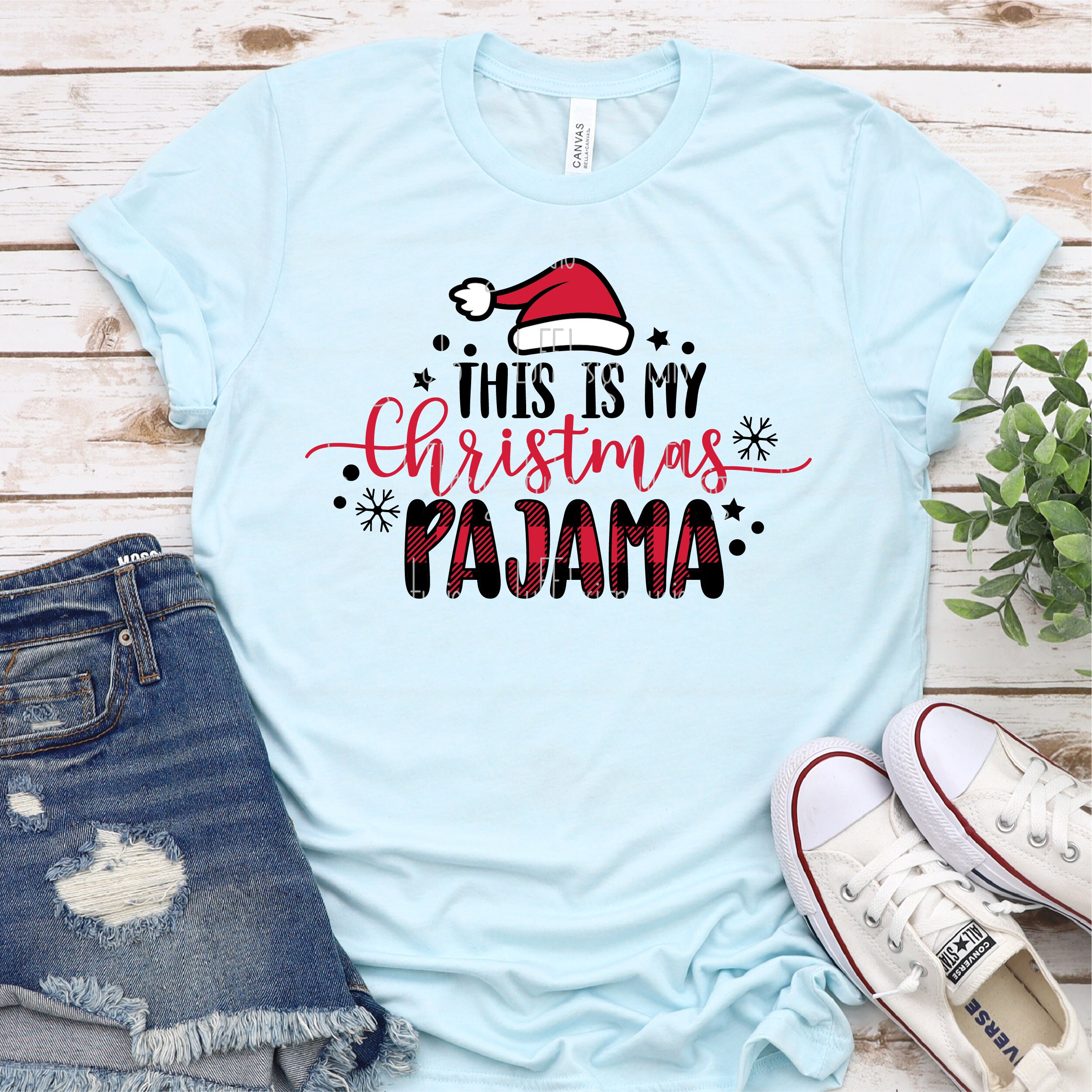This is My Christmas Pajama SVG, Family Christmas SVG, Funny Christmas ...
