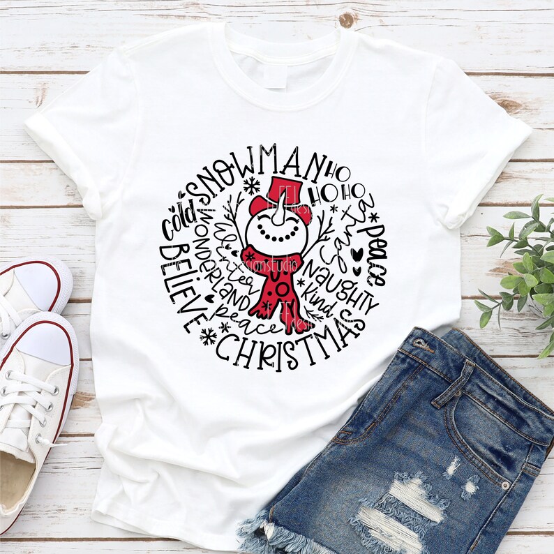 Joy SVG Funny Christmas Shirt SVG Snowman SVG Winter Svg - Etsy
