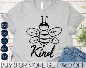 Bee Kind SVG, Bumble Bee SVG, Be Kind SVG, Bee Svg, Popular Svg, Kids ...
