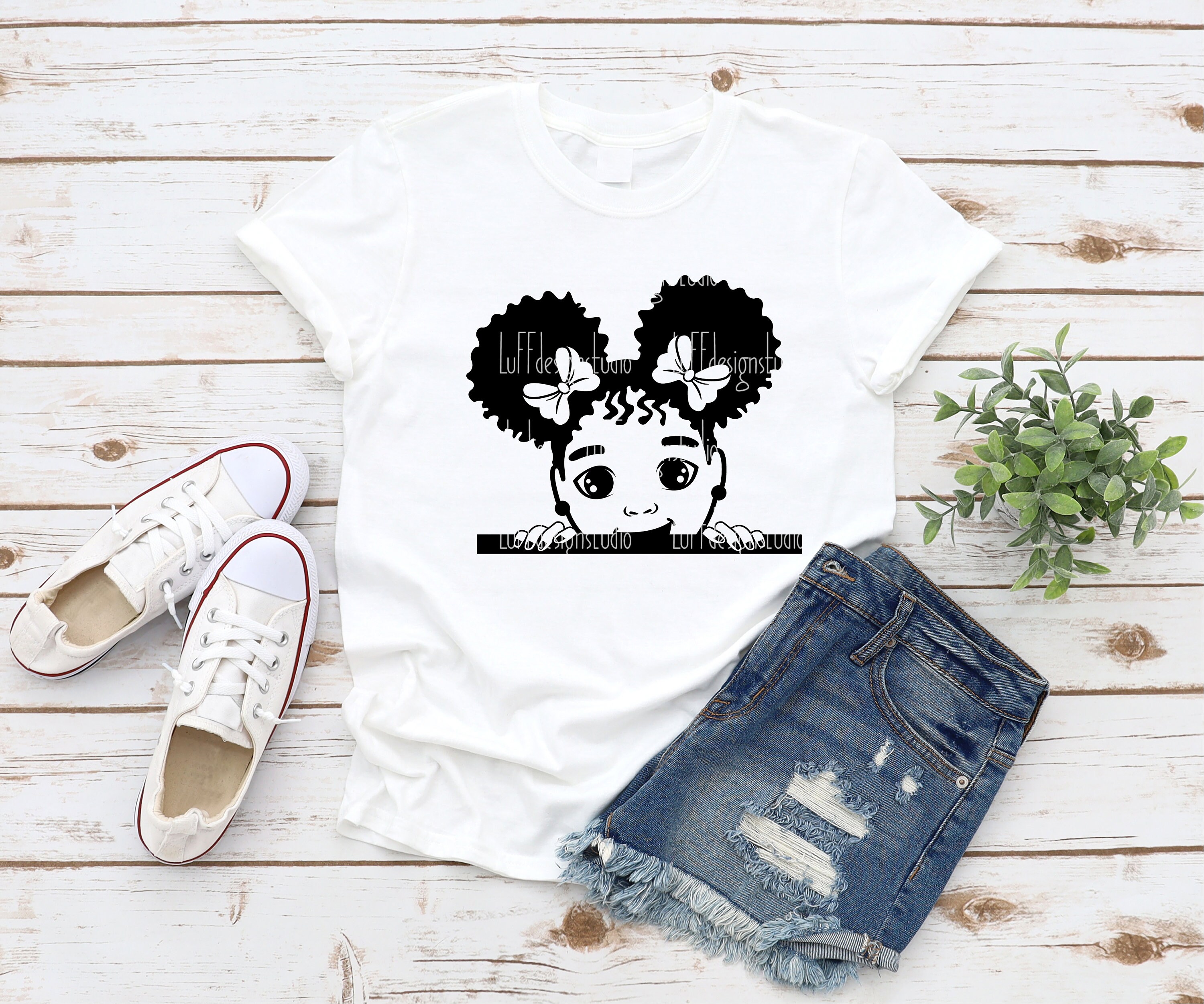 Peek A Boo Girl SVG Peeking Afro Girl SVG Black Girl SVG - Etsy