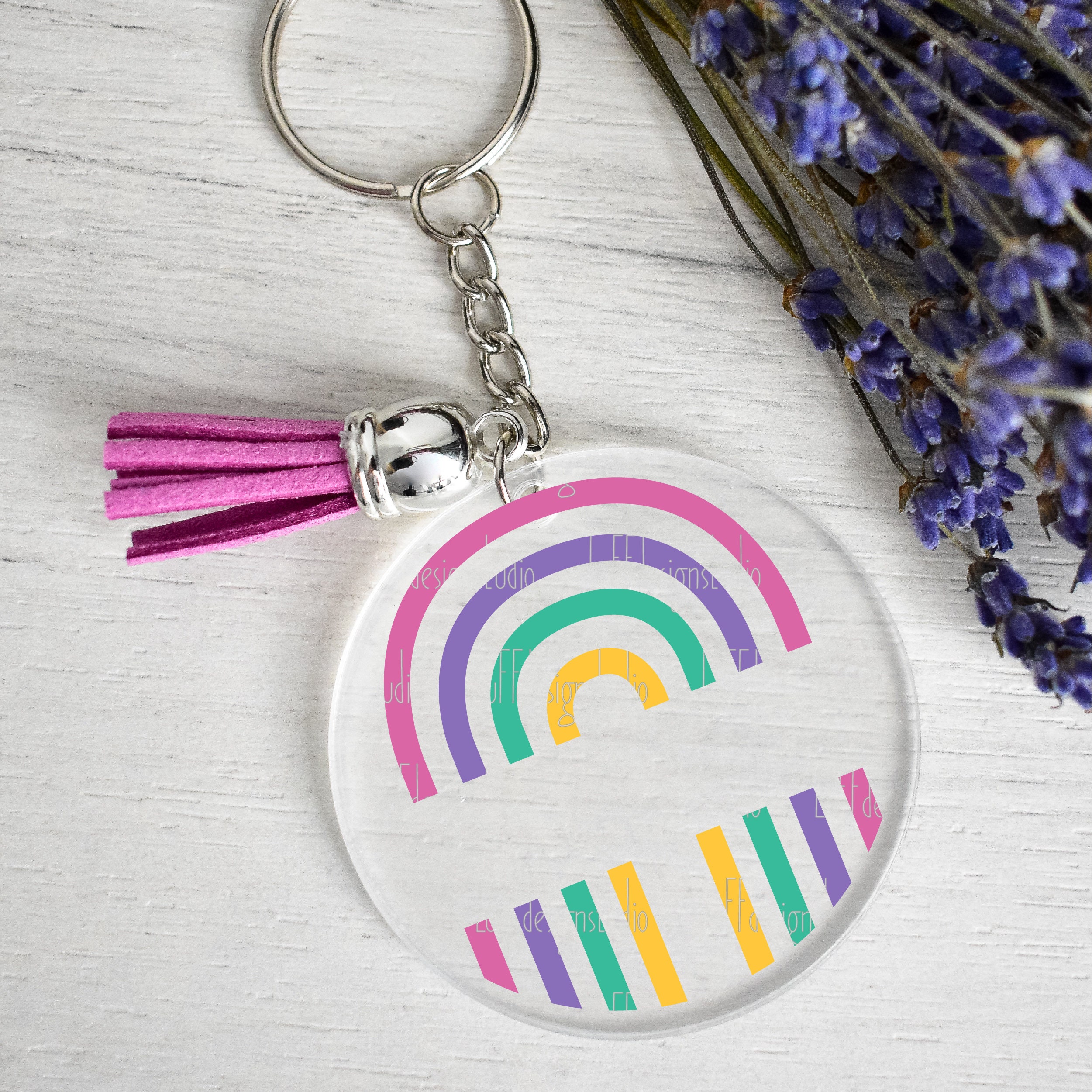 Keychain SVG Bundle Round Key Chain SVG Circle Leopard - Etsy