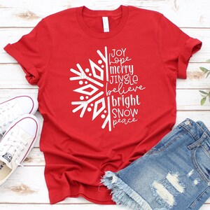 Snowflake SVG, Christmas SVG, Christmas Shirt SVG, Winter Svg, Merry ...