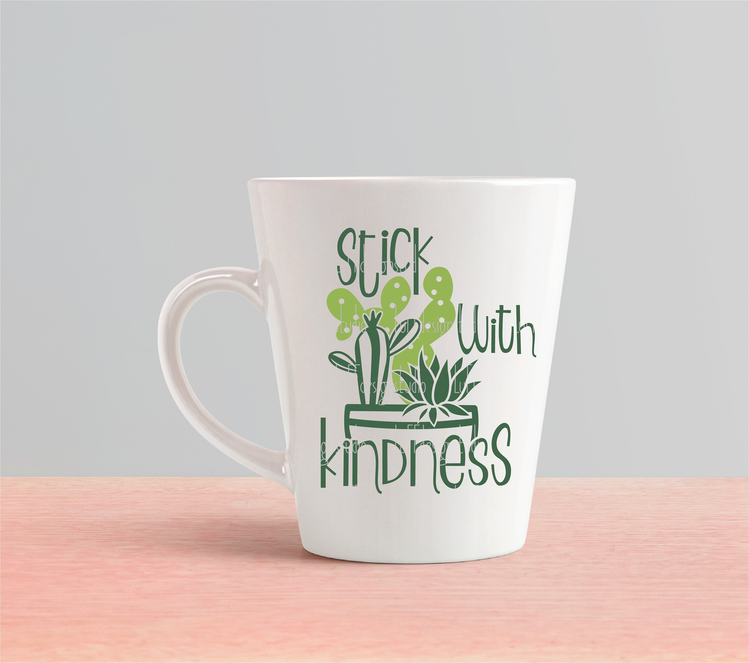 Stick With Kindness SVG Cactus SVG Funny Quote Saying | Etsy