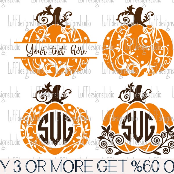 Pumpkin Monogram - Etsy