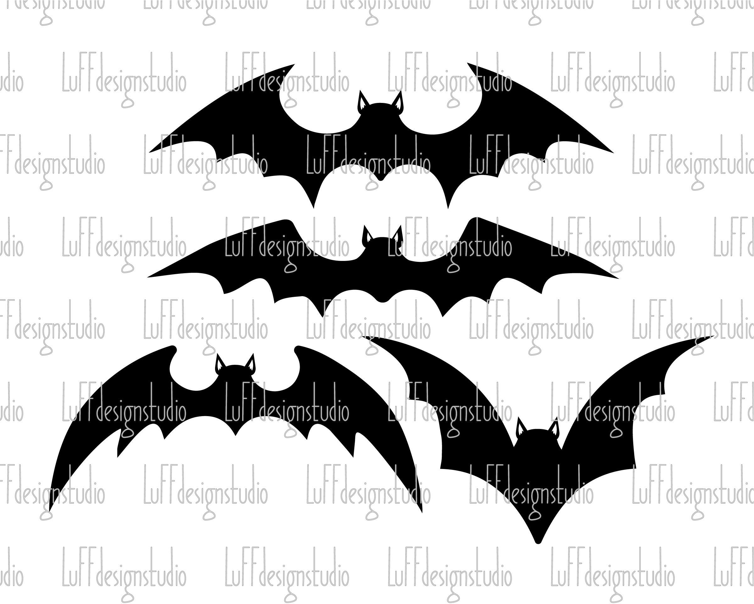 Bat SVG Bundle Halloween Bat SVG Bat Vector Gothic Spooky | Etsy