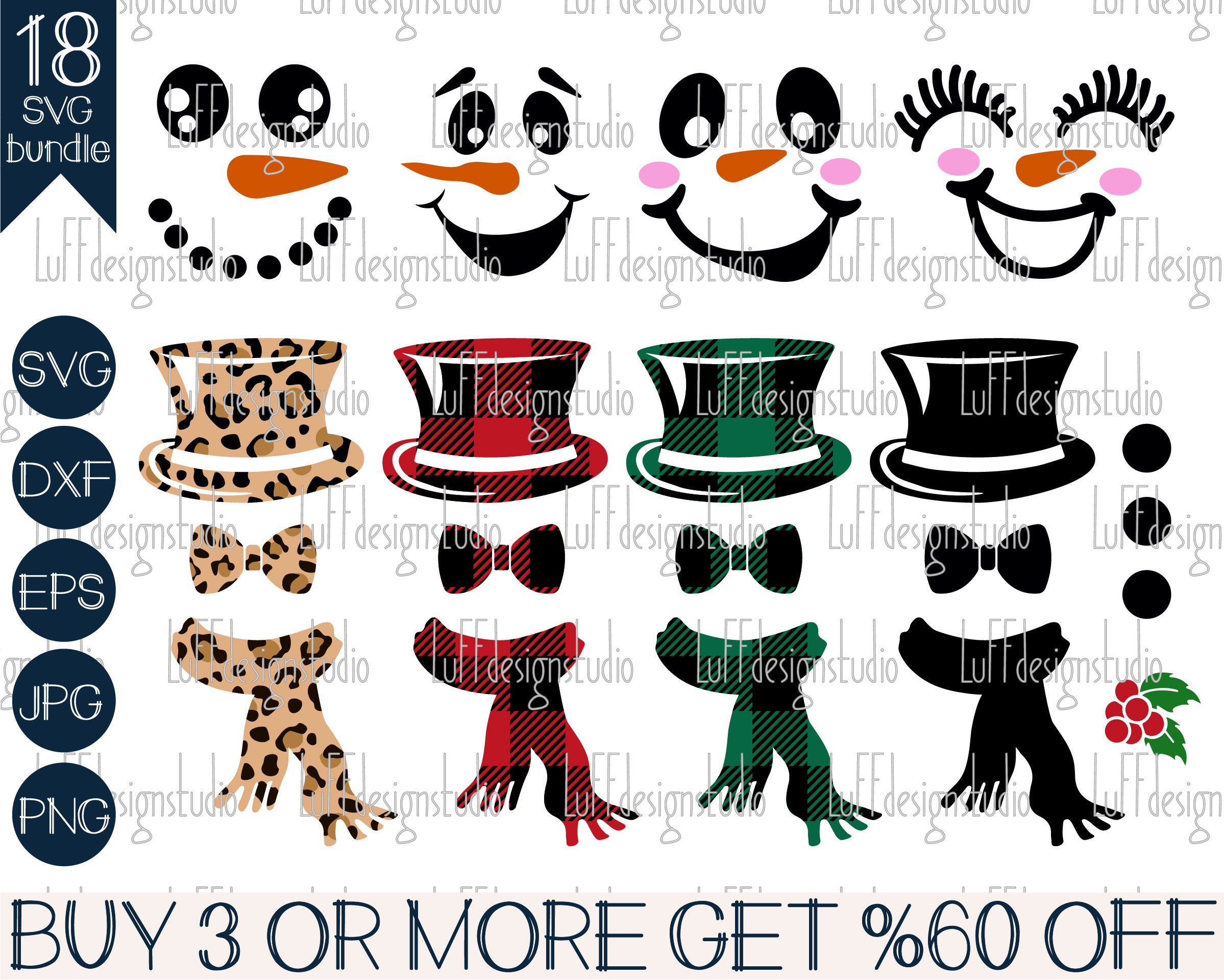Snowman Face SVG Snowman SVG Christmas SVG Family Christmas - Etsy