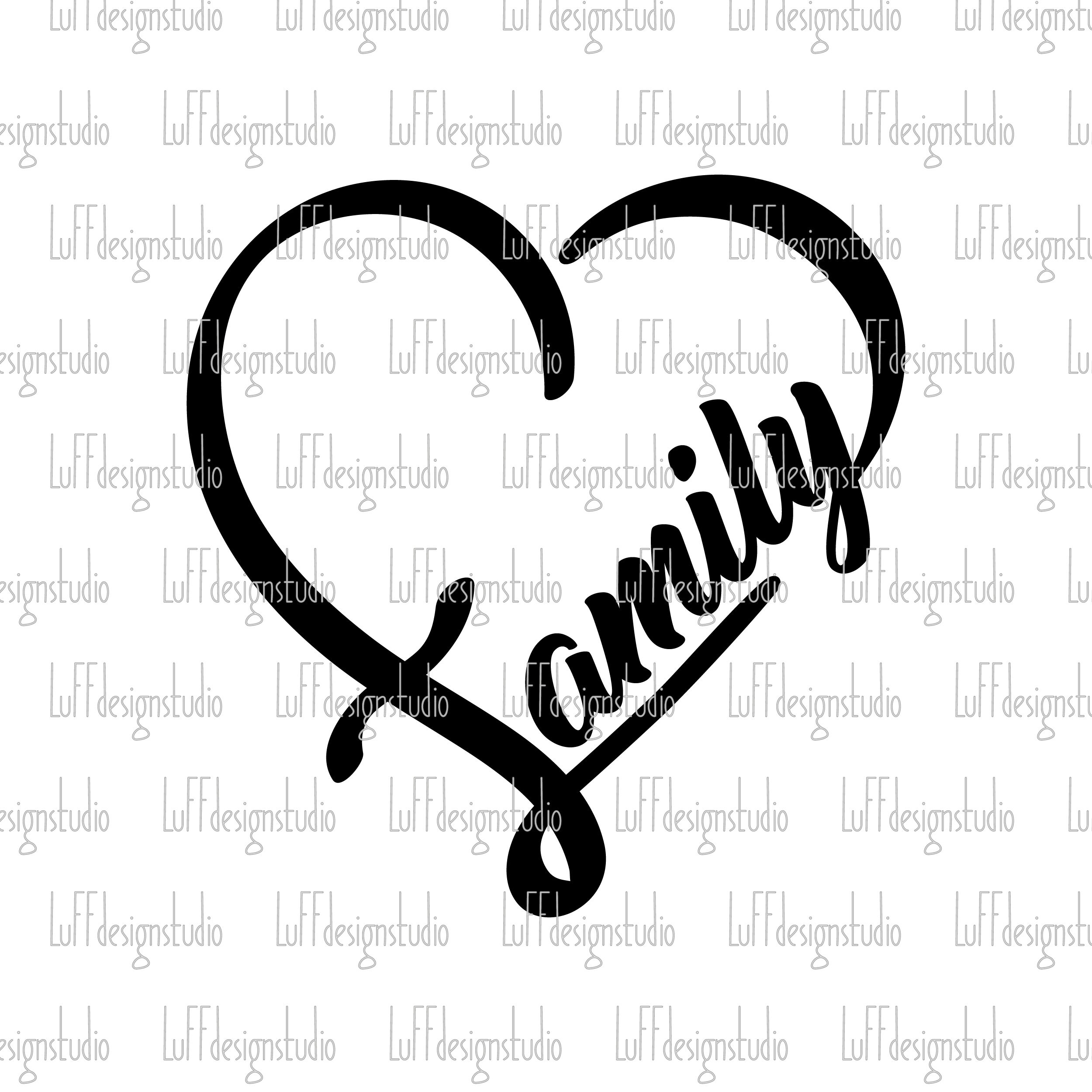 Family SVG Heart SVG Valentines Day SVG Family First Svg - Etsy Canada