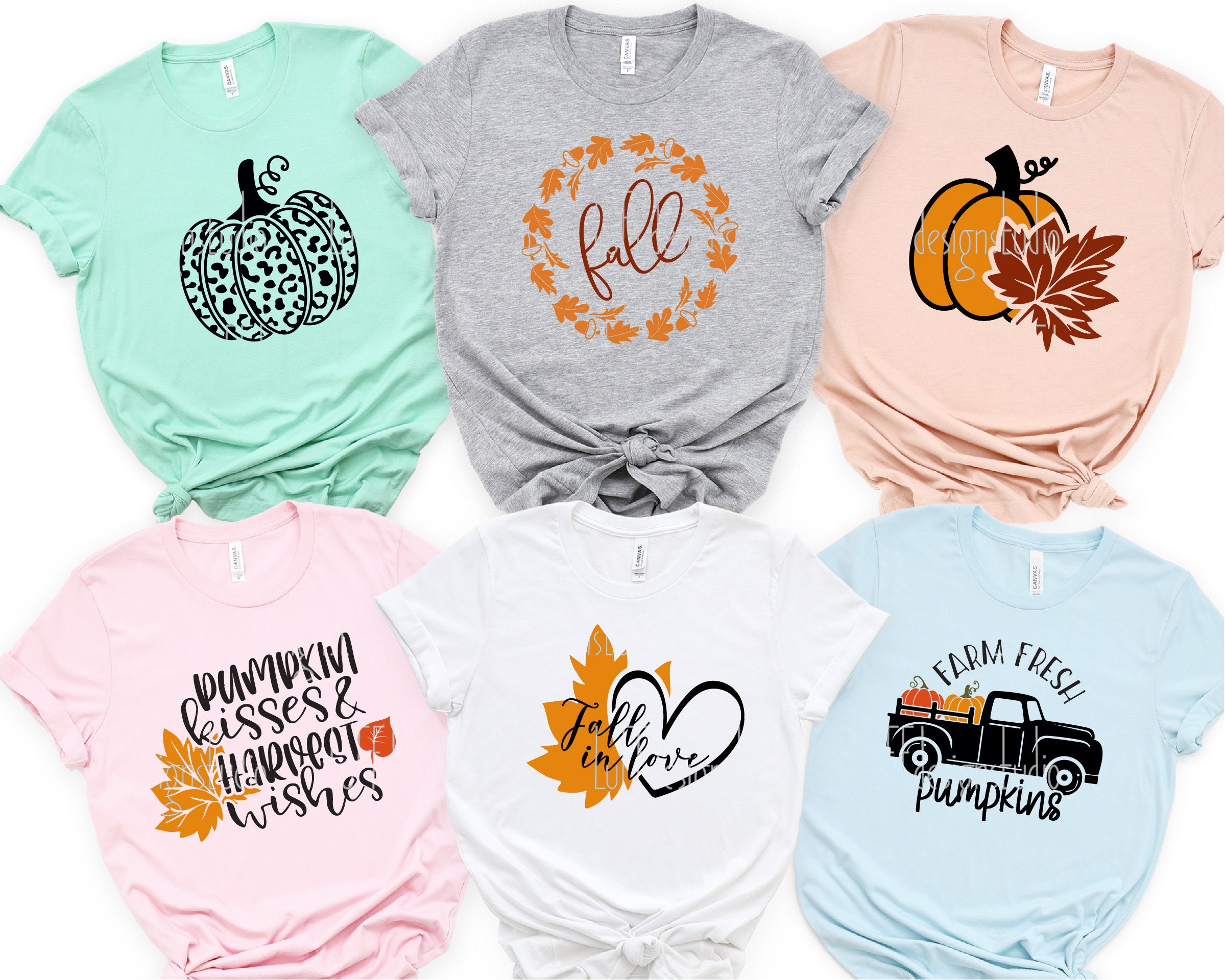 Fall SVG Bundle Fall Shirt SVG Pumpkin SVG Thanksgiving - Etsy