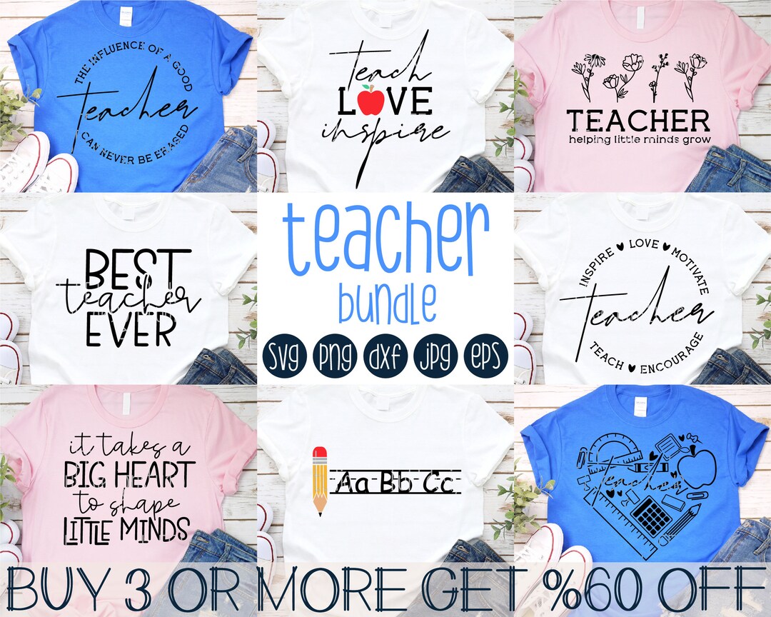 Teacher SVG Bundle, 100 Days of School SVG, Teacher Life SVG, Back to ...