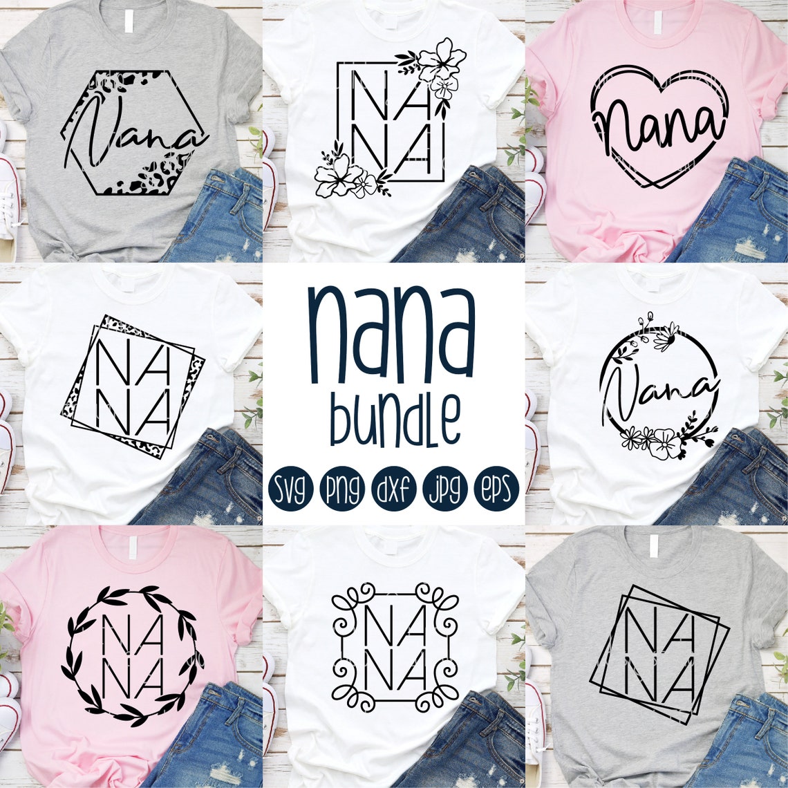 Oma SVG Nana SVG Bundle Oma SVG Muttertag svg Grammy Svg | Etsy