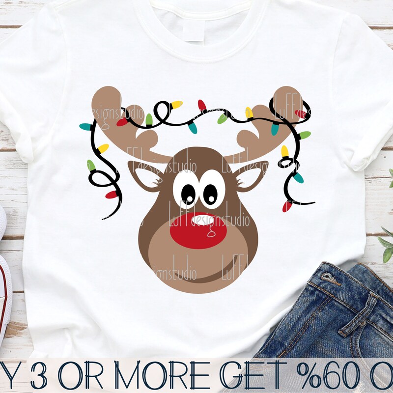 Reindeer Svg - Etsy