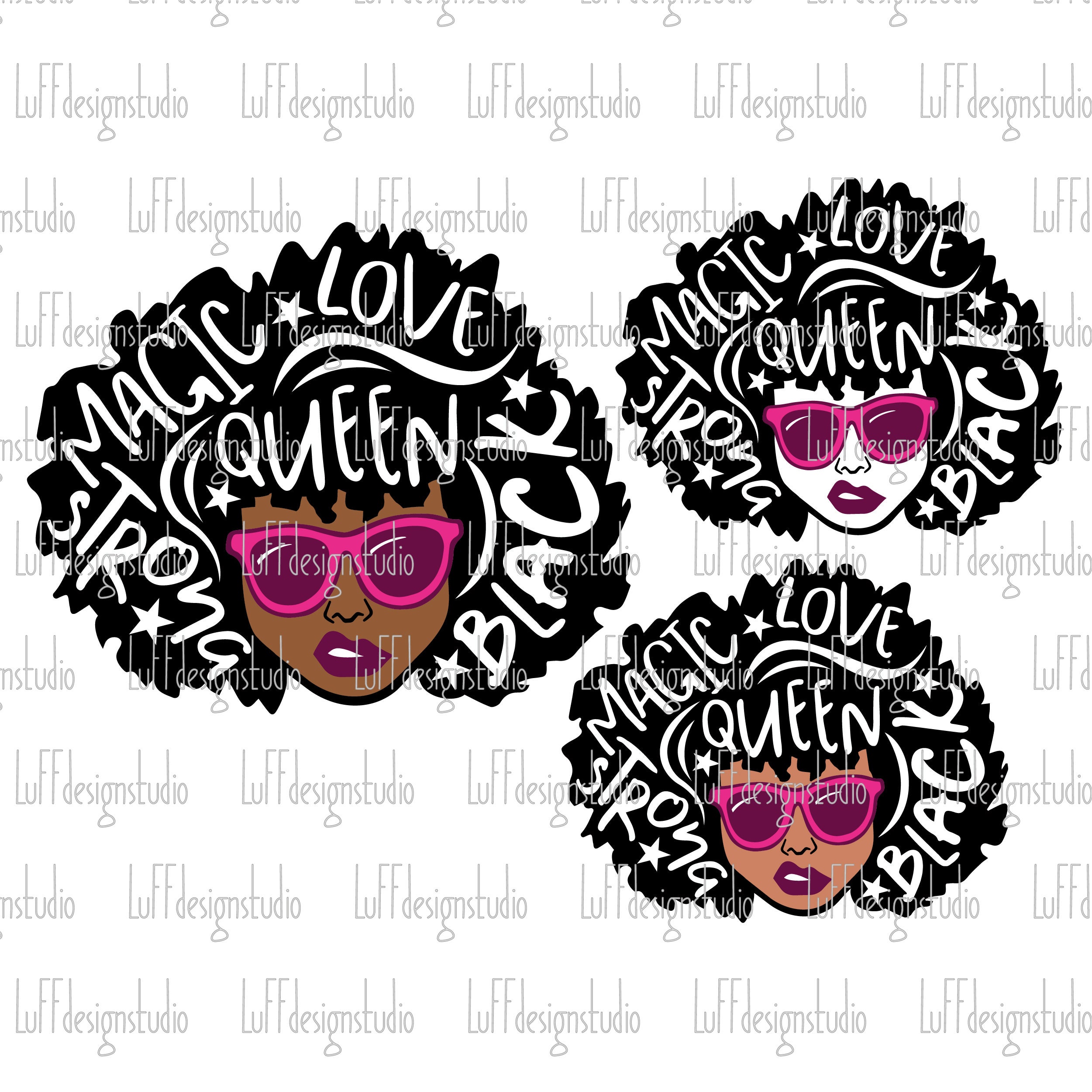 Black Woman SVG Afro Woman SVG African American Woman SVG - Etsy Denmark