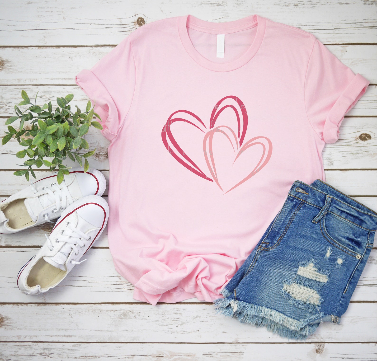 Valentines Heart SVG Love Hearts SVG Combined Hearts PNG - Etsy