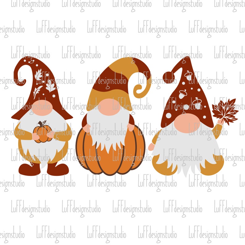 Fall Gnomes SVG Bundle Funny Fall SVG Pumpkin SVG | Etsy