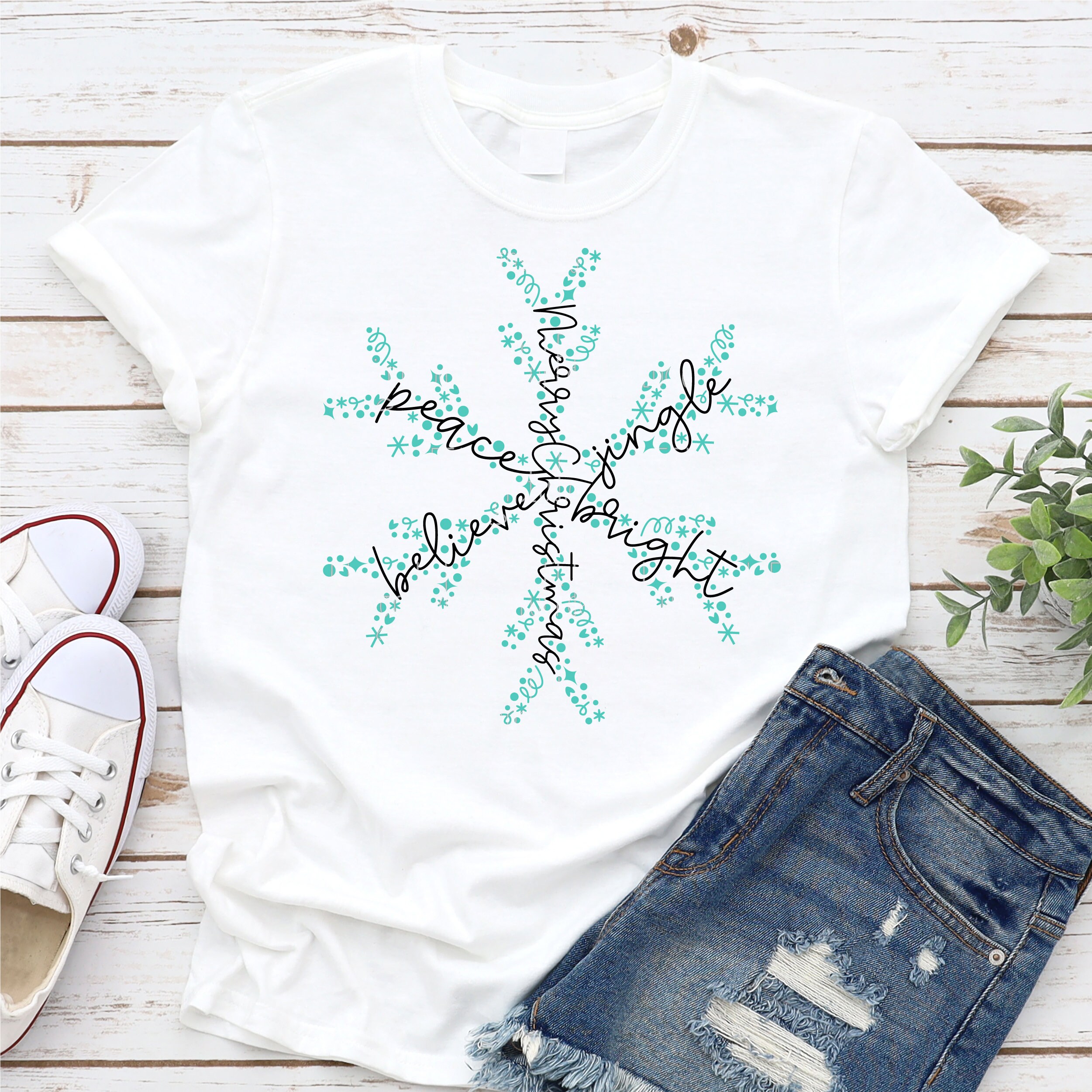 Snowflake SVG, Christmas SVG, Christmas Shirt SVG, Winter Svg, Merry ...