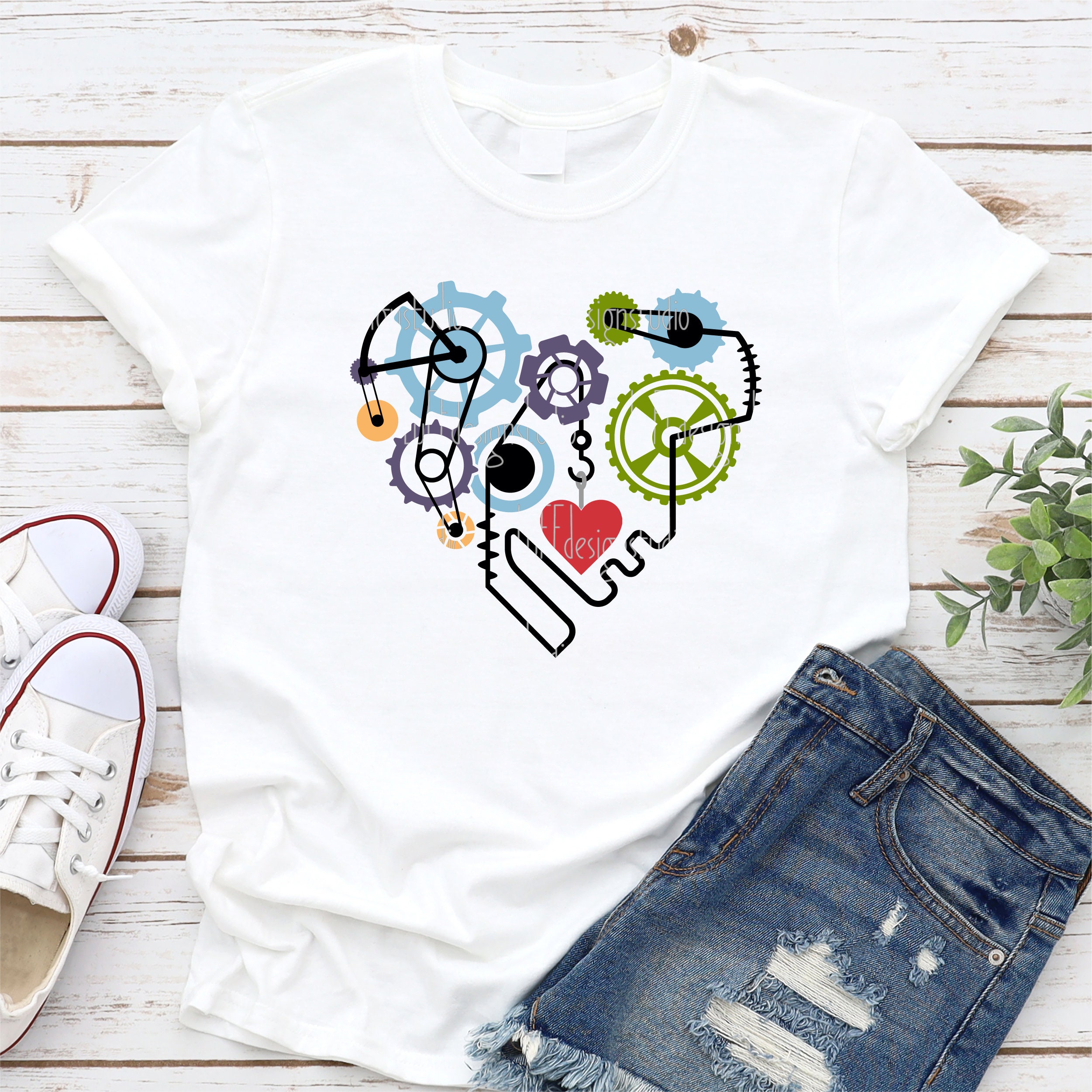 Mechanic Heart SVG Valentines Day for Men SVG Boys Valentine - Etsy