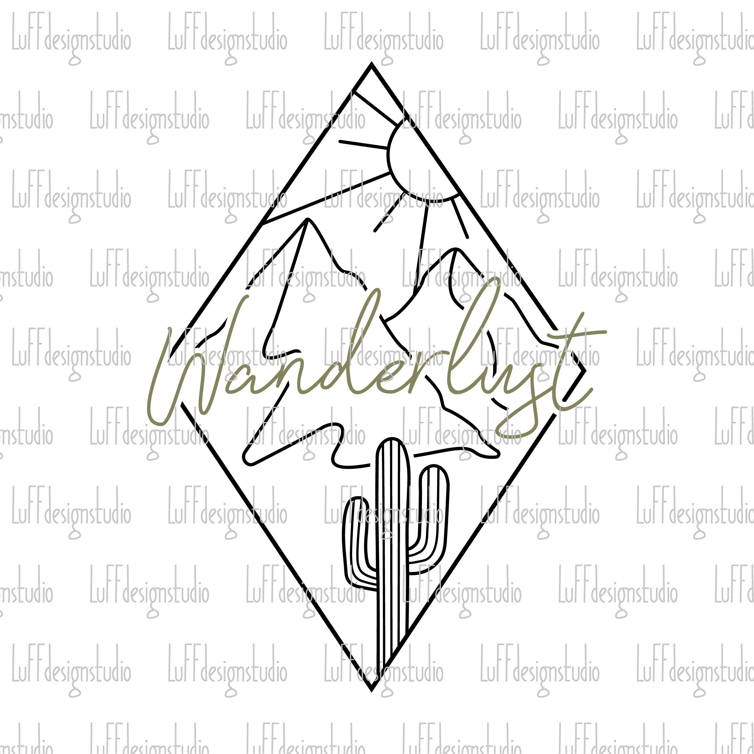 Wanderlust SVG, World Traveler SVG, Camping SVG, Mountain Svg ...