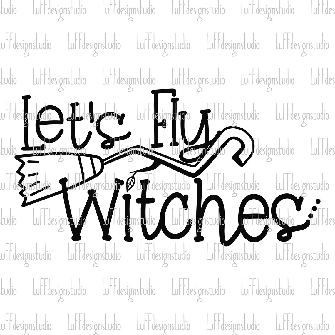 Witchy SVG Let's Fly Witches SVG Halloween SVG Witch - Etsy