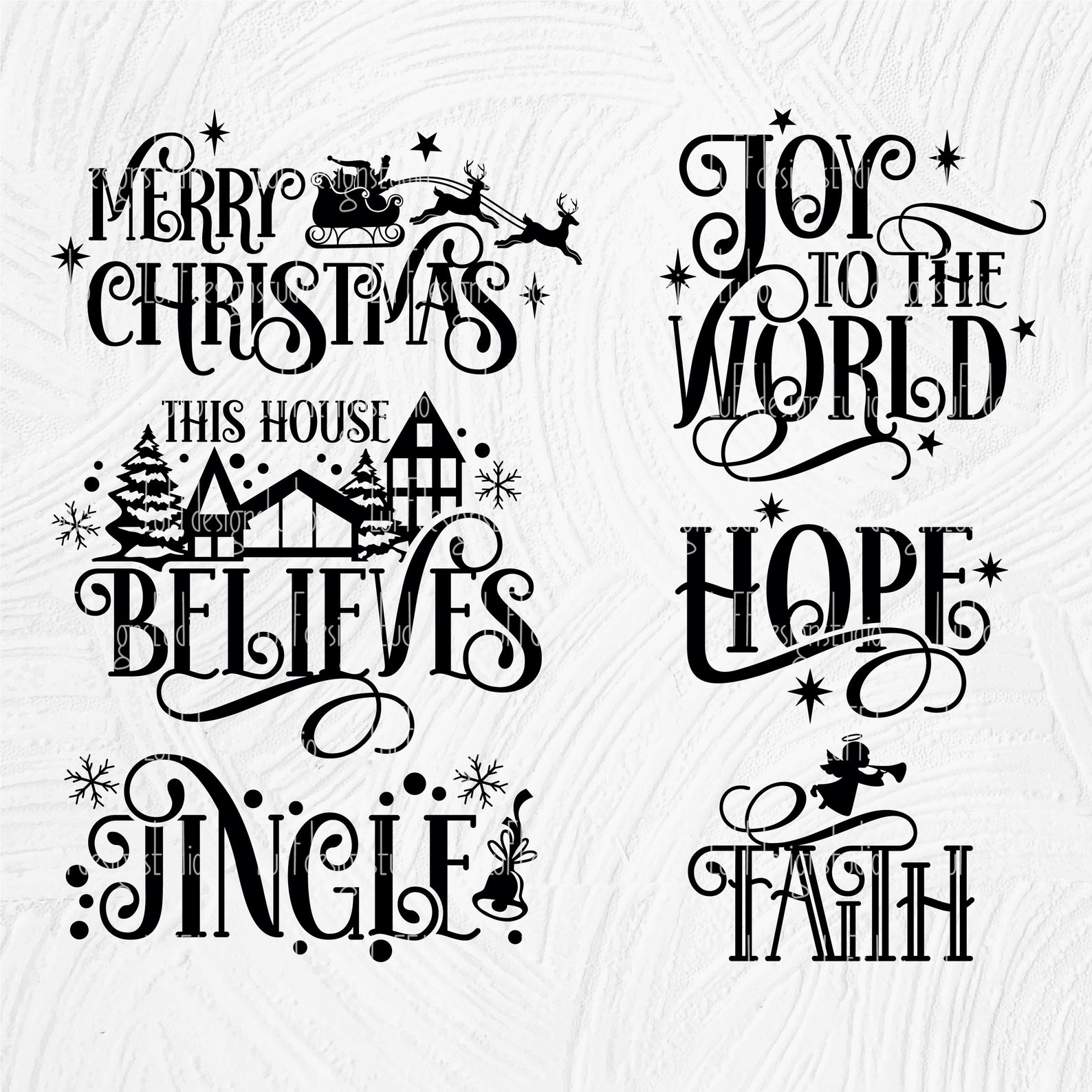 Farmhouse Christmas Sign SVG Vintage Christmas SVG Rustic - Etsy